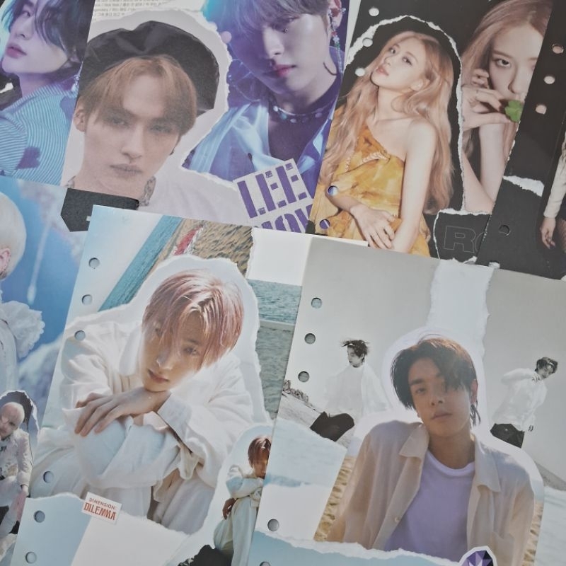 Jual Deco Binder Cover Deco Kpop Stray Kids Blackpink Enhypen Txt (Baca ...