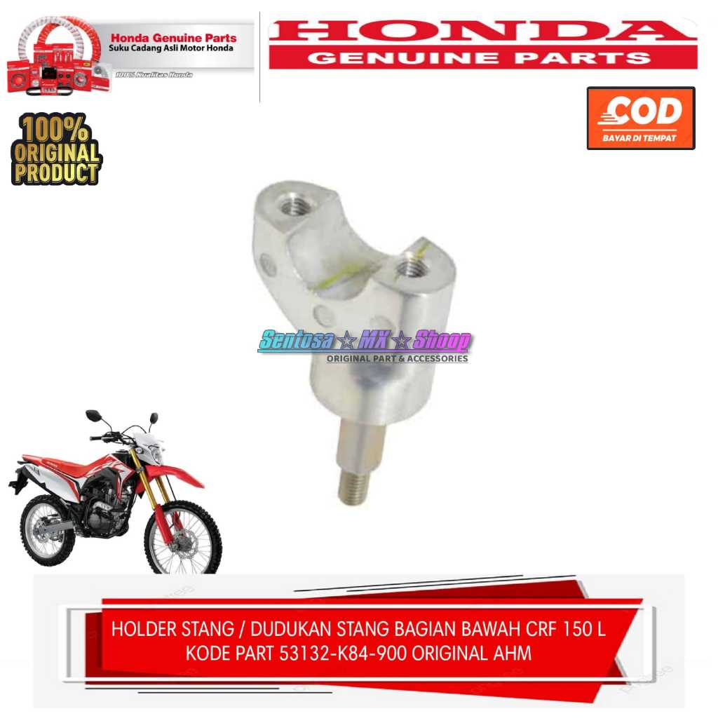 Jual [ CRF 150 L ] DUDUKAN RAISER STANG BAWAH / HOLDER HANDLE UNDER ...