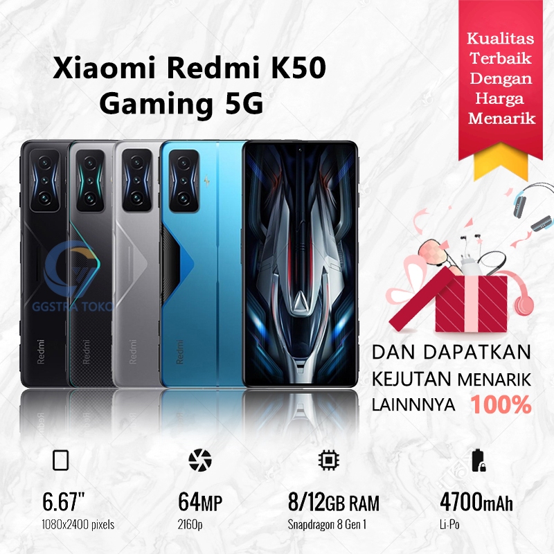 Jual Redmi K50 Gaming Edition 5G /xiaomi Poco F4 GT 12GB+256GB DUAL SIM Permanen | Shopee Indonesia