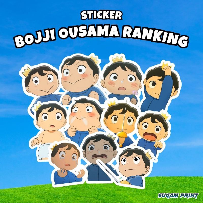 Jual Sticker "Bojji Ousama Ranking" || Sticker Scrapbook, Notebook, HP ...