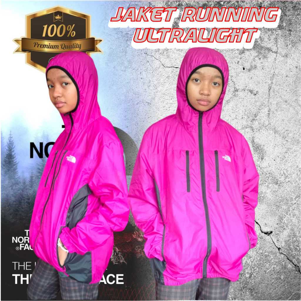 Jual Jaket Running Adventure - Jaket Ultralight + Pouch EDHERTO - Jaket ...