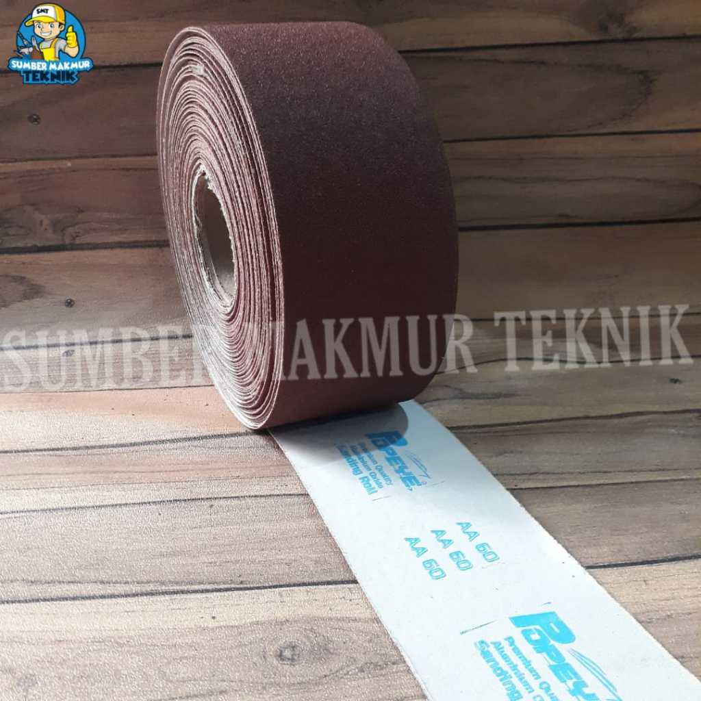 Jual Amplas Rol Meteran Hamplas Roll Murah Kain Grit 60 Per 1 Meter ...