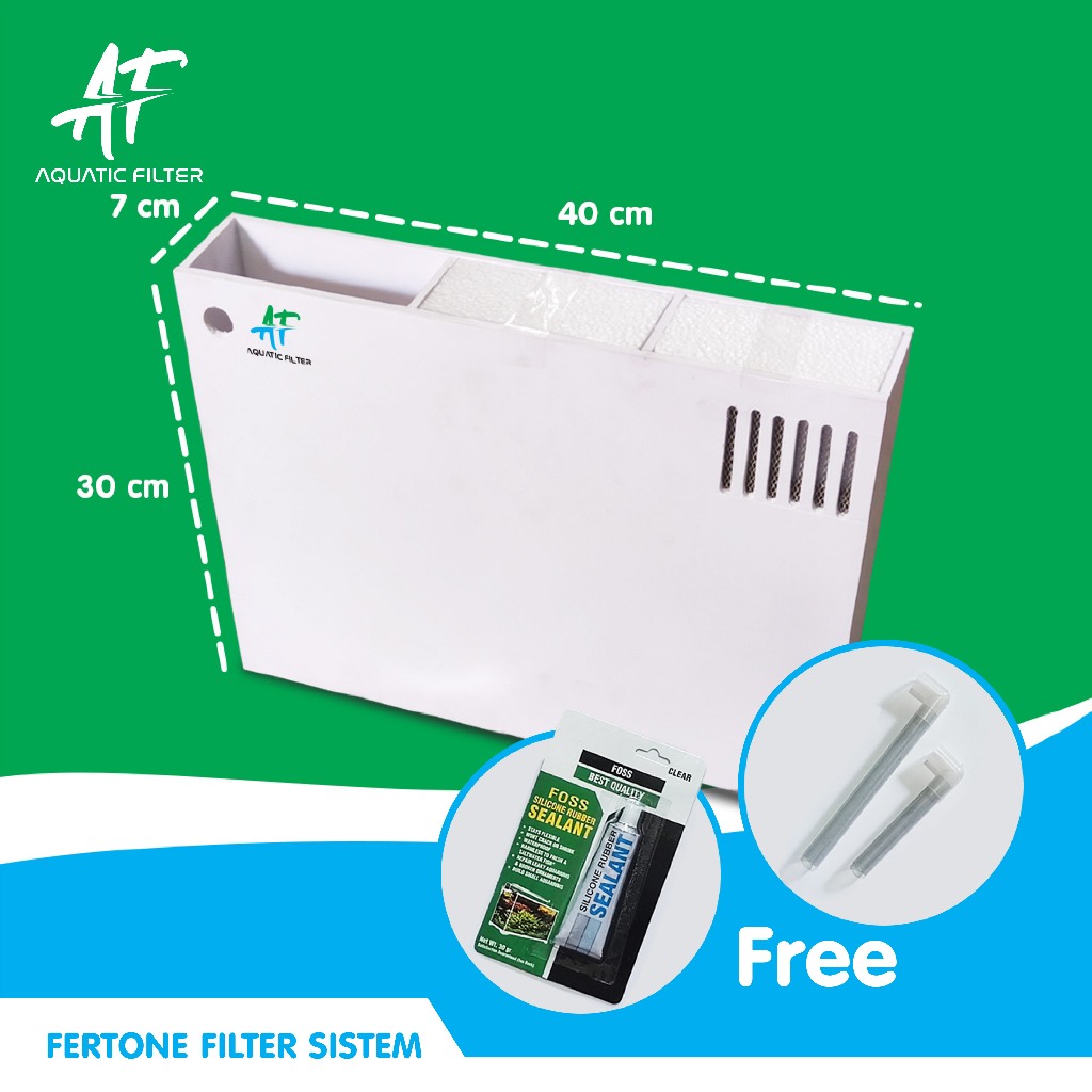 Jual Fertone Filter System aquarium 40 cm | Shopee Indonesia