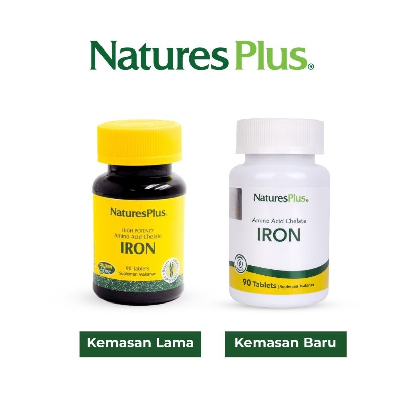 Jual Nature's Plus Iron 20mg 90 Tablet | Shopee Indonesia