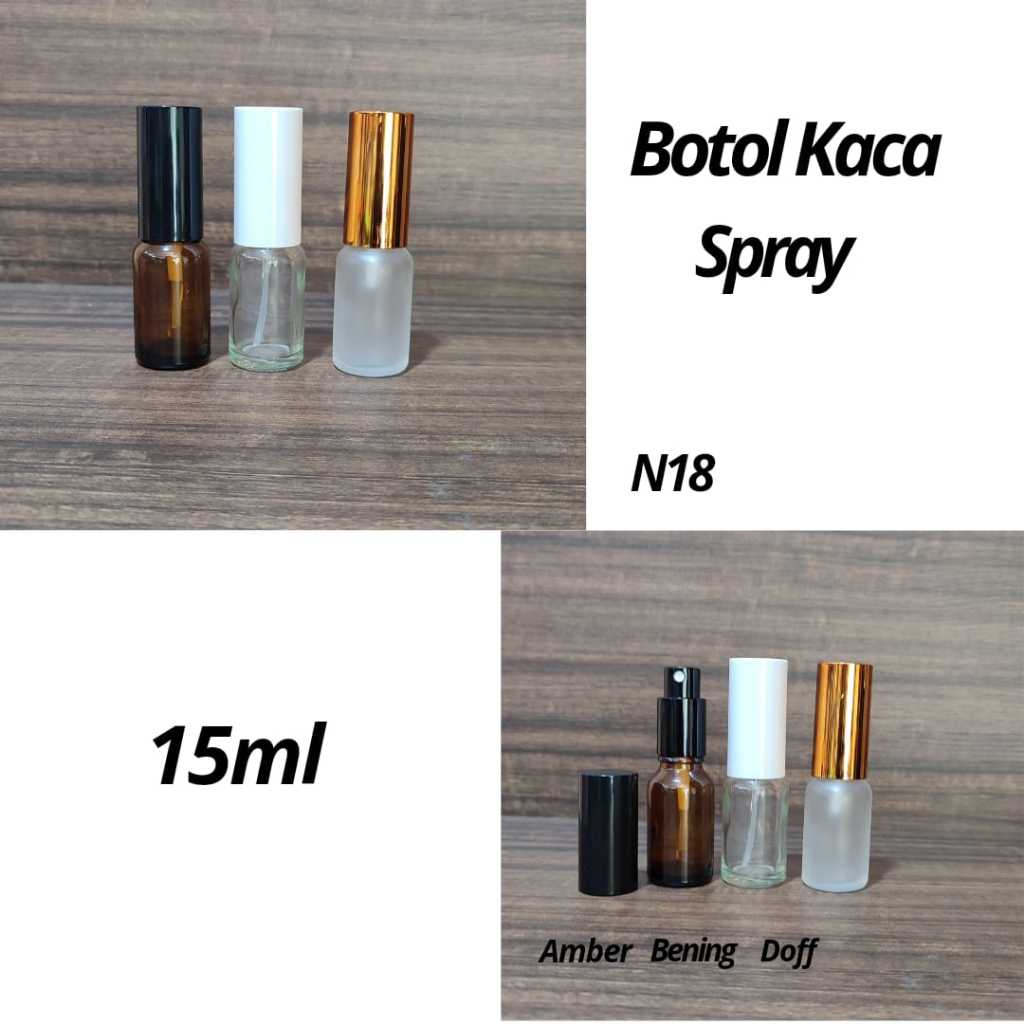 Jual BOTOL SKINCARE 15Ml BOTOL SPRAY MIST PARFUM TONER CLEANSING BOTOL ...