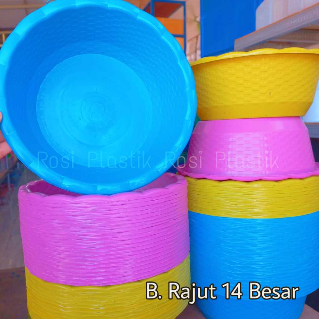 Jual Baskom Nasi Hajatan Bagus / Besek Plastik / Waskom serbaguna ...