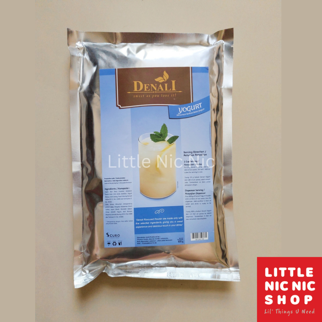 Jual Denali Yoghurt Powder Bubuk Minuman rasa | Shopee Indonesia