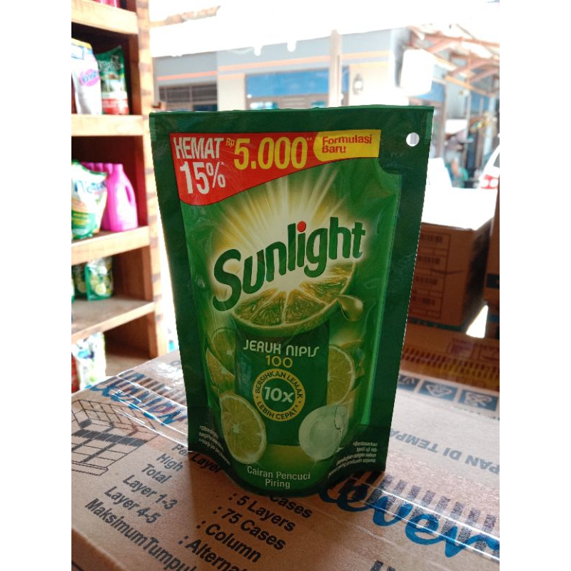 Jual SUNLIGHT 5000 UKURAN 210ML JERUK NIPIS | Shopee Indonesia