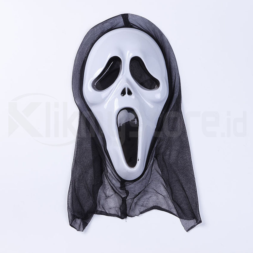 Jual Topeng Scream Scary Horor Skull Mask Pesta Halloween Cosplay Seram ...