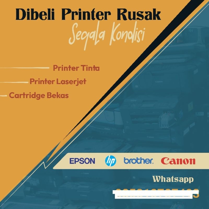 Jual Cari printer dan laptop rusak bekas pemakaian pribadi maupun ...