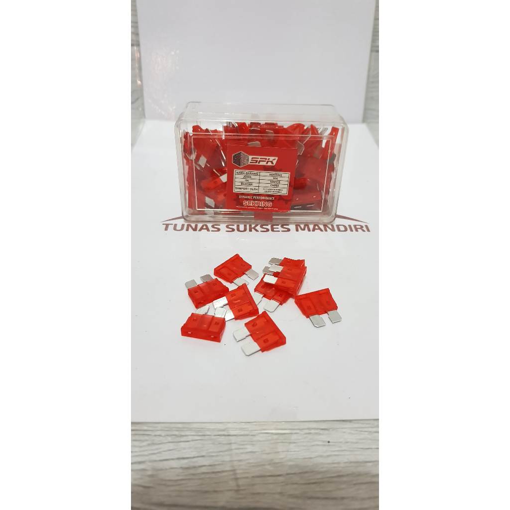 Jual SEKRING BESAR UK 10A FUSE MOBIL MOTOR 10 AMPERE SPK | Shopee Indonesia