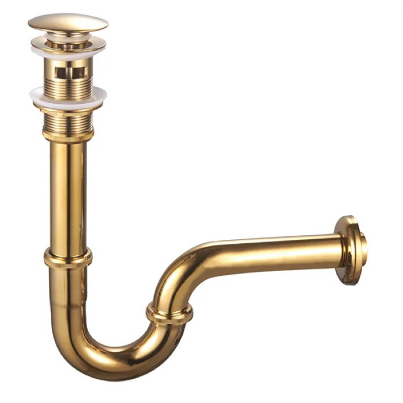 Jual P TRAP BASIN SIFON AFUR WASTAFEL LUBANG OVERFLOW KUNINGAN JUMBO ...