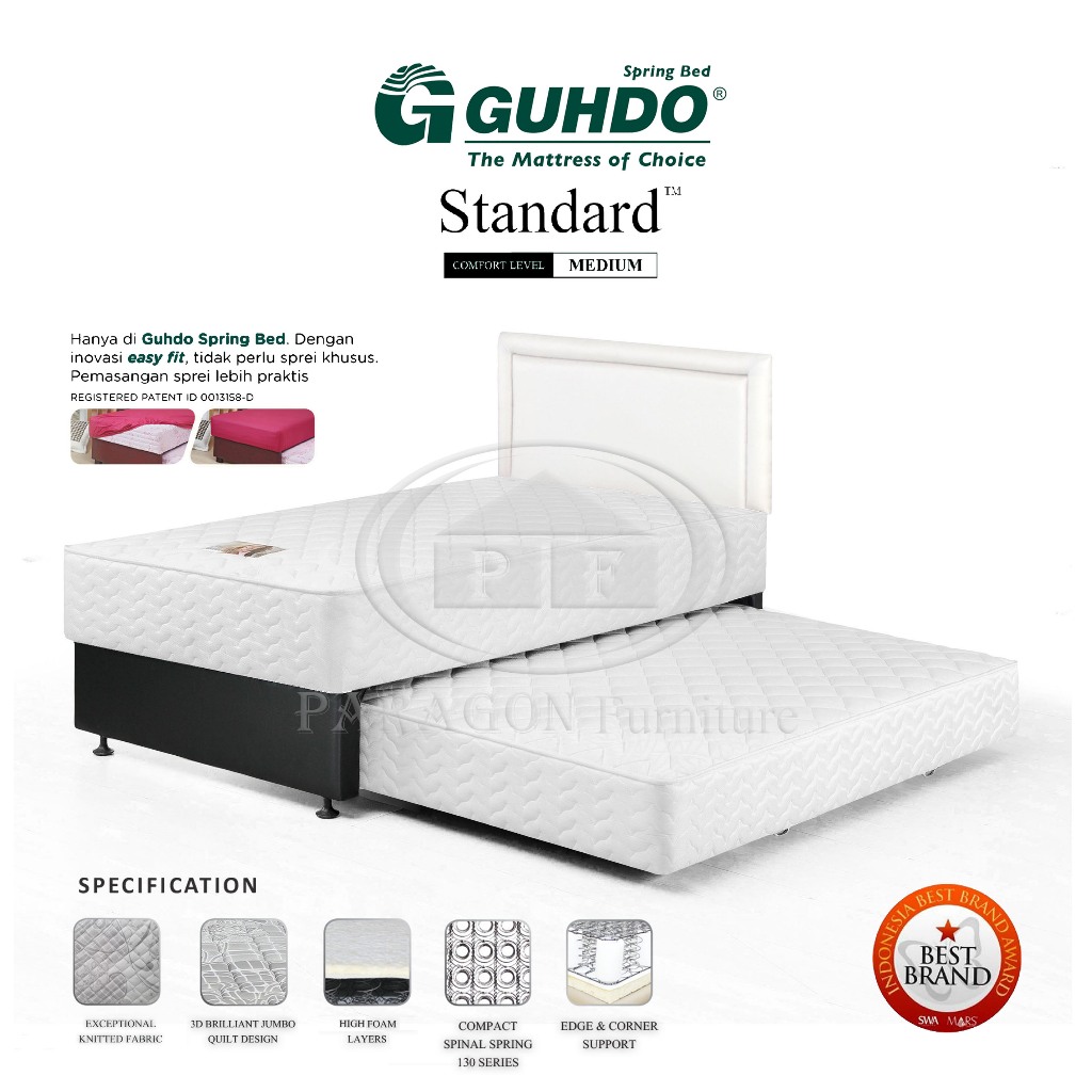 Jual 2in1 Standard 120x200 HB Prospine - Spring bed Guhdo Spring bed ...
