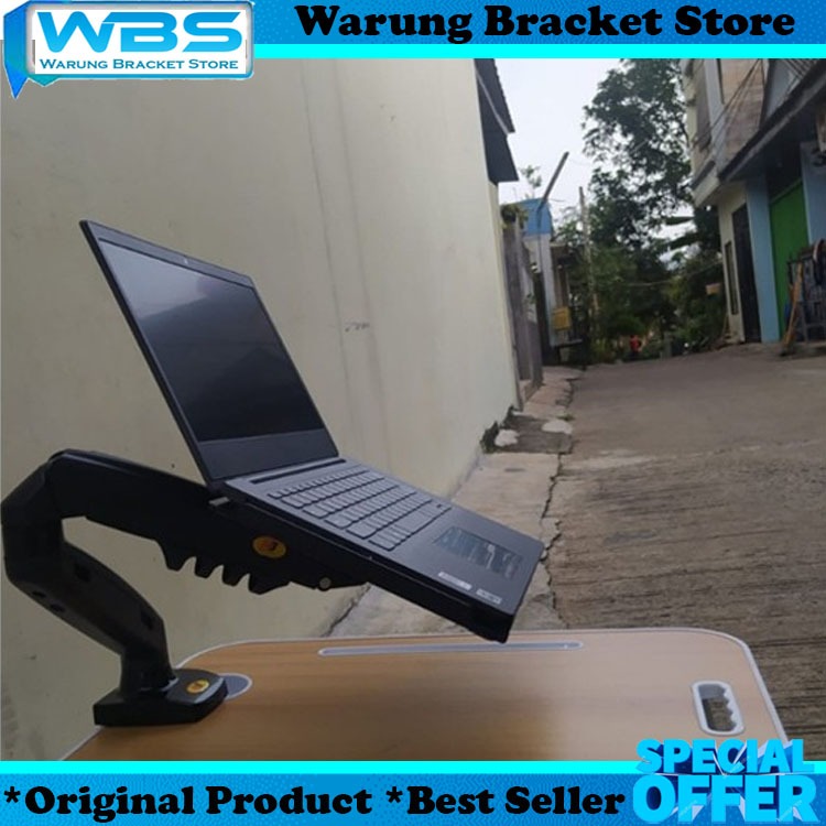 Jual Bracket Laptop Notebook Holder plus Bracket Monitor Stand Plate ...
