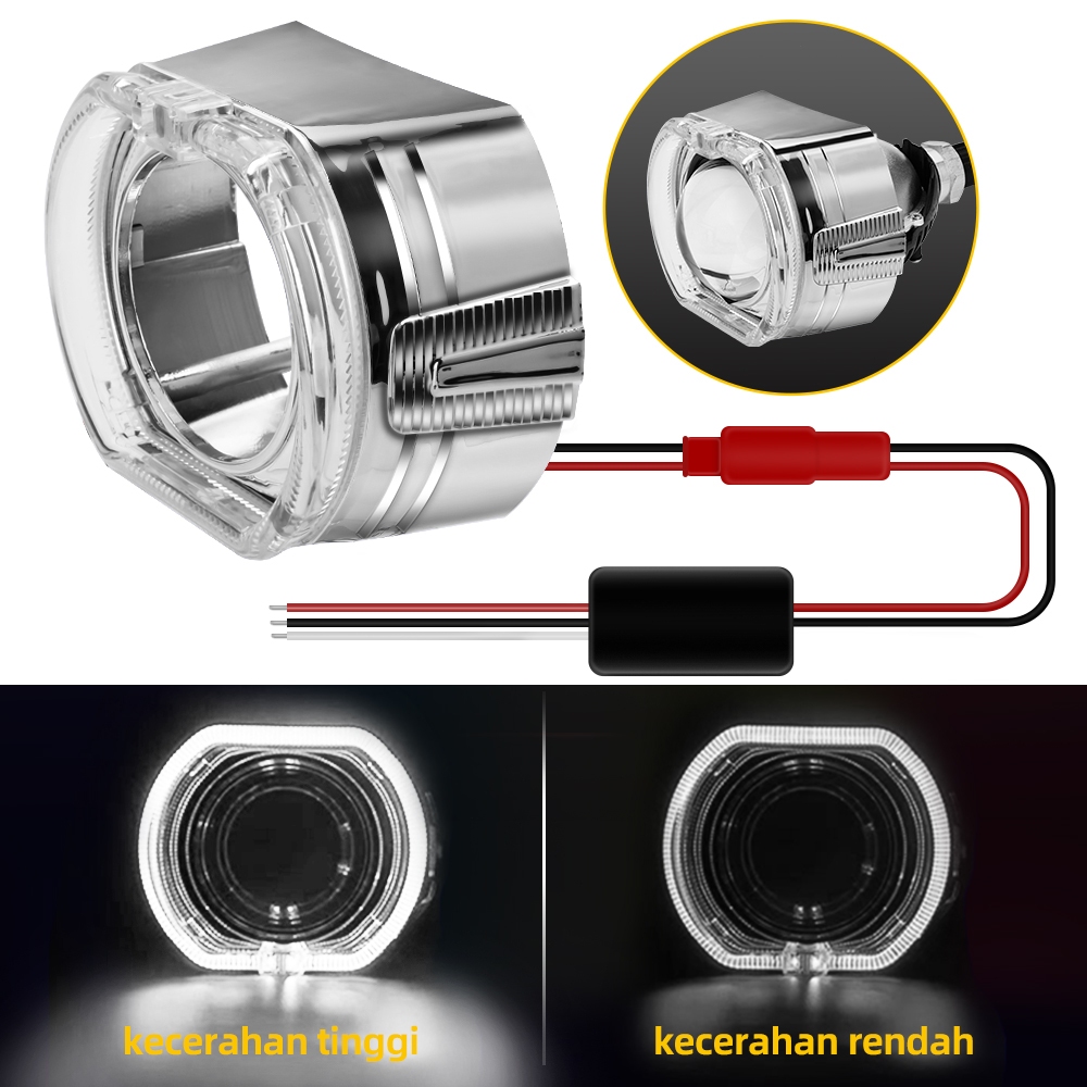 Jual Biled 2.5 Inch Lampu RHD/FLAT DC12 100W 10000LM LED Biled/Shroud ...