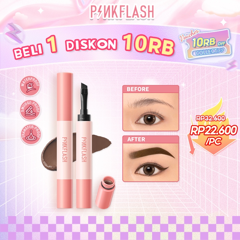 Jual PINKFLASH Quick-Shaping Waterproof Eyebrow Pomade Cream High ...