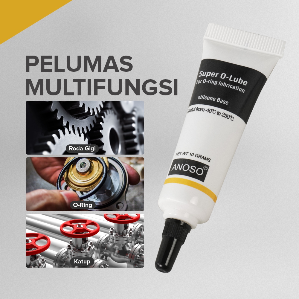 Jual GEMOK GOMMO ISI 10g Pelumas O-Ring Super Lube Grade Silicon Grease ...