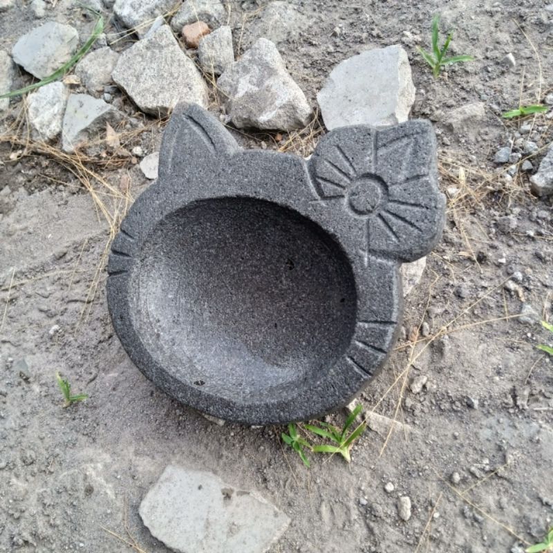 Jual Cobek Layah Lemper Batu Karakter Coet Batu Merapi | Shopee Indonesia