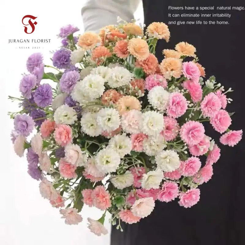 Jual [afbk] BUNGA SERUNI MINI AURORA Bunga Mini Dahlia Seruni Krisan ...