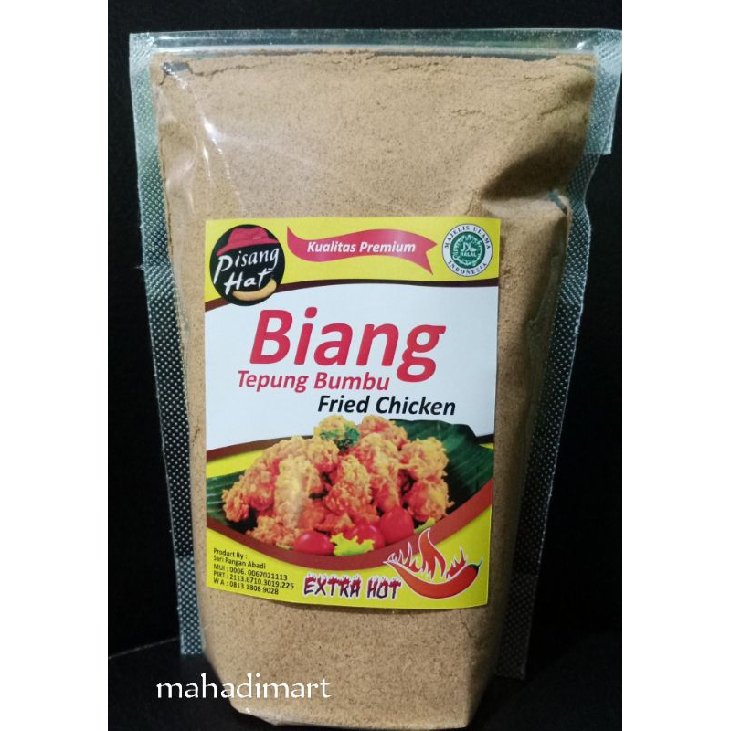 Jual biang tepung bumbu EXTRA HOT ayam goreng fried chicken netto 500gr ...