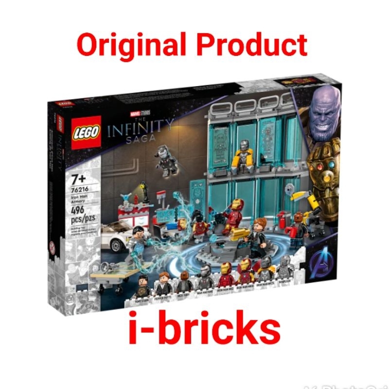 Jual LEGO Super Heroes 76216 Iron Man Armory | Shopee Indonesia