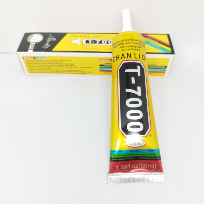 Jual Lem Lcd / Backdoor Hp T7000 50 Ml Merk Zhanlida Warna Hitam ...