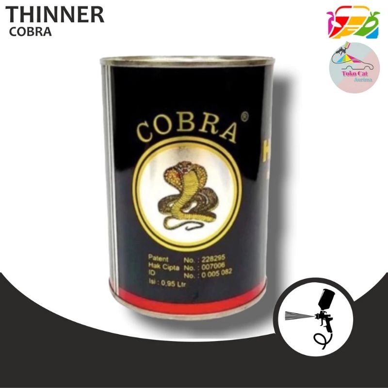 Jual Thinner pengencer cat minyak cat thinner COBRA 1L | Shopee Indonesia