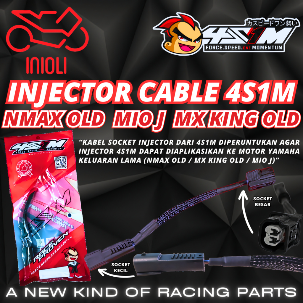 Jual KABEL SOKET SOCKET INJECTOR 4S1M YAMAHA OLD NMAX N MAX MIO J MIO ...