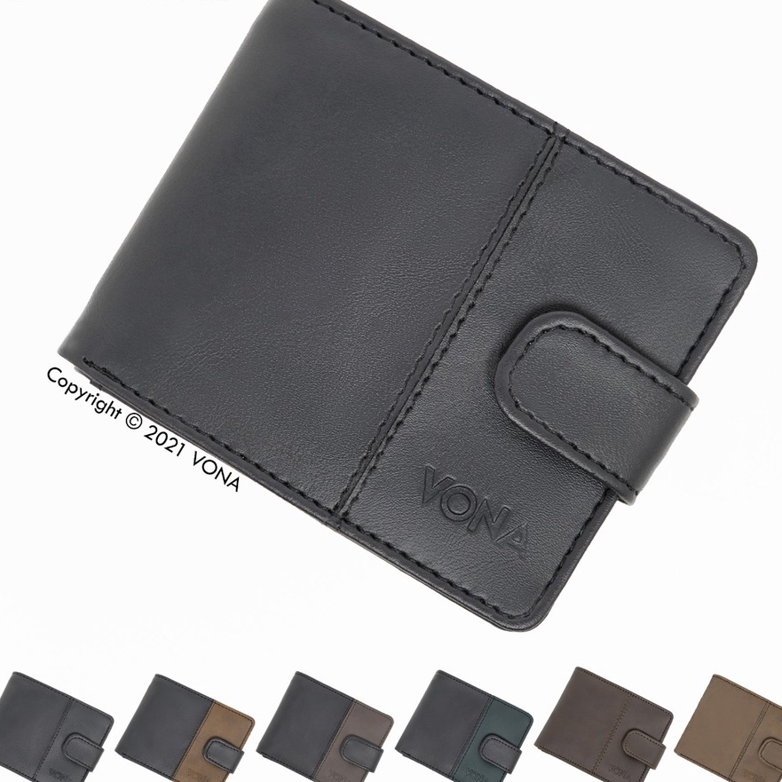 Jual Terkini VONA Brody Wallet Dompet Lipat Pria Kulit PU Dengan ...