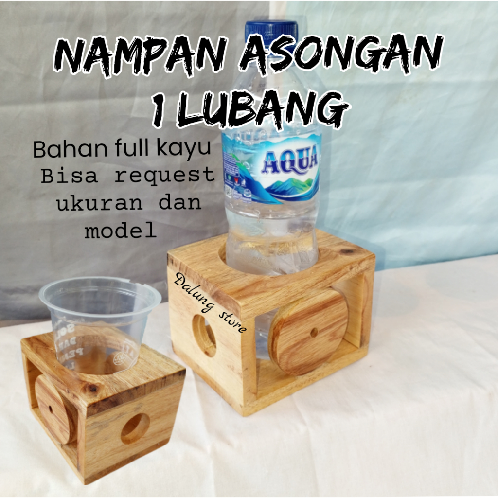 Jual nampan asongan 1 lubang tempat minuman botol dan gelas cup ...