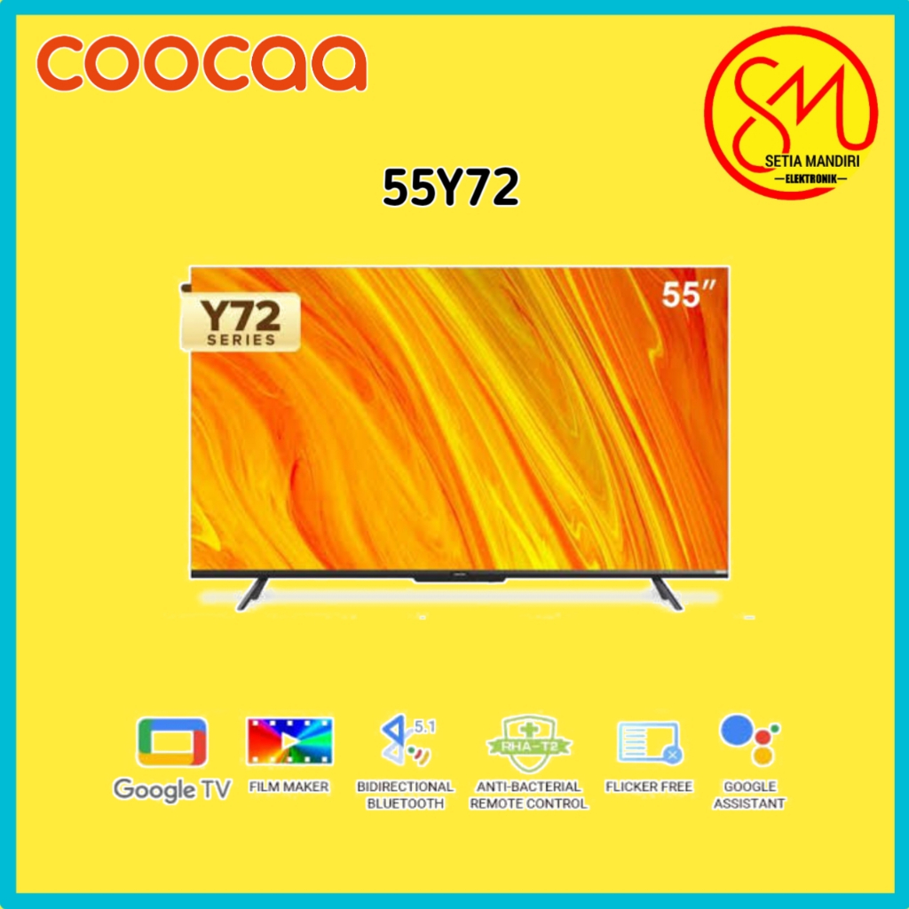 Jual [Google TV]COOCAA 55 inch Smart TV- 4K - UHD - Netflix/Youtube ...