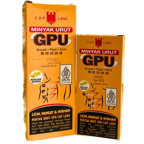 Jual MINYAK URUT GPU CAP LANG SERE (30ML/60ML/100ml) | Shopee Indonesia