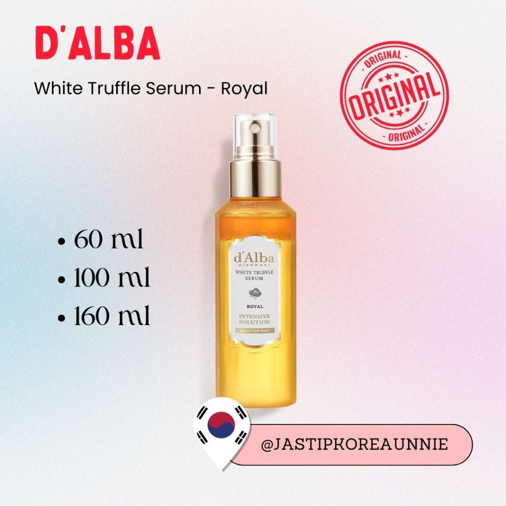 Jual d'ALBA White Truffle Serum - Royal Intensive Solution (PO Korea ...