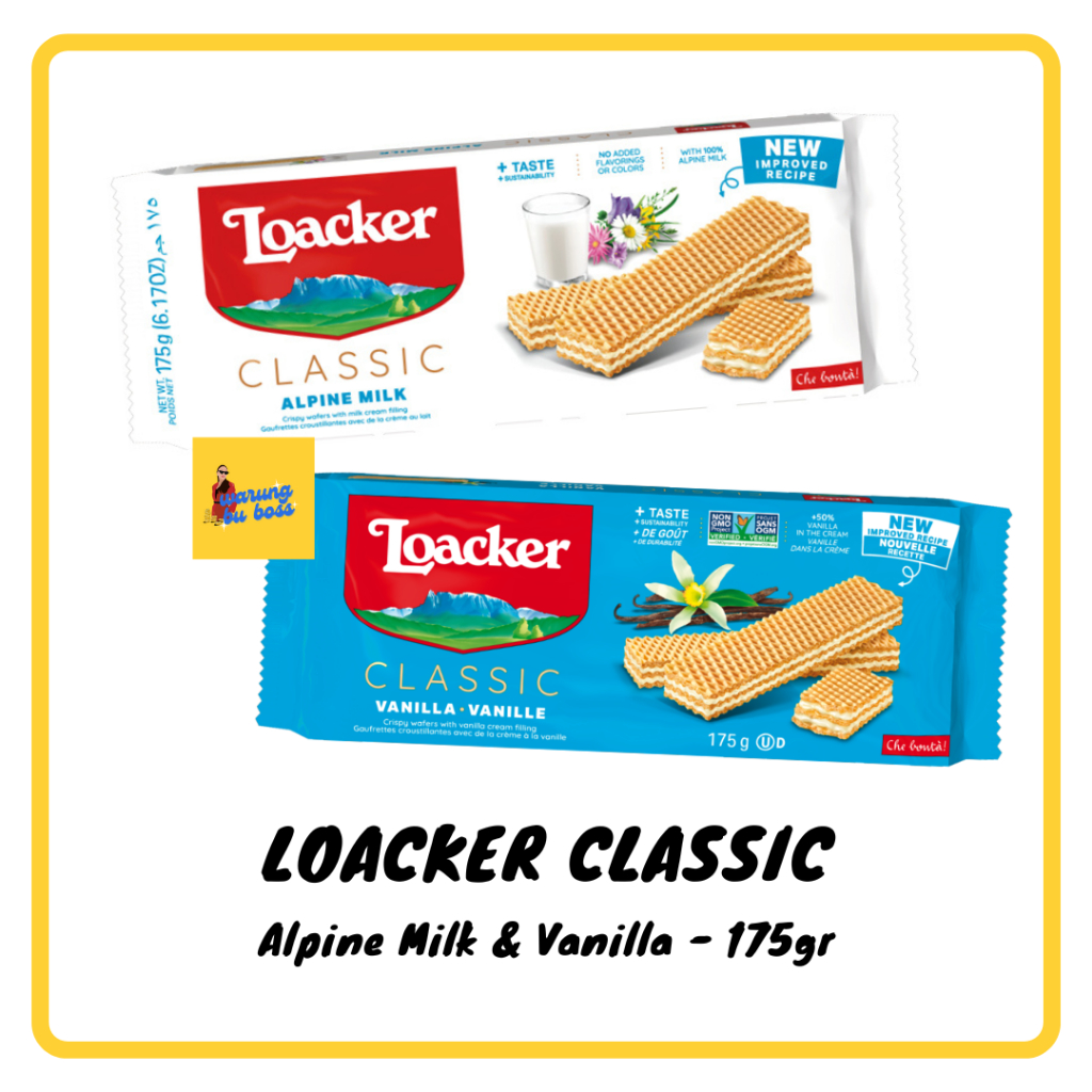 Jual Loacker Wafer Loacker Quadratini Vanilla Milk Chocolate ...