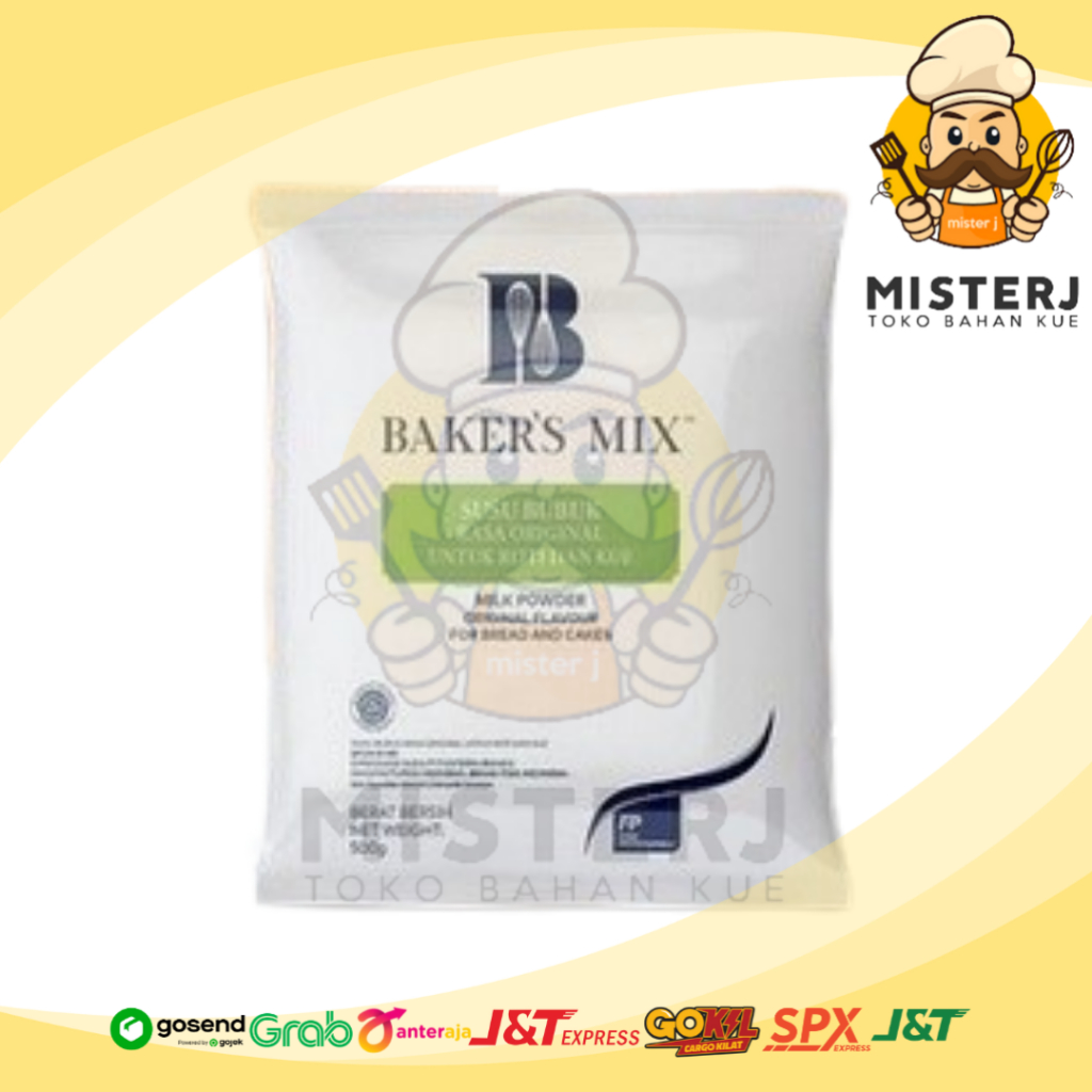 Jual Bakers Mix Milk Powder | 500 Gram | Bakers Mix Susu Bubuk Original ...