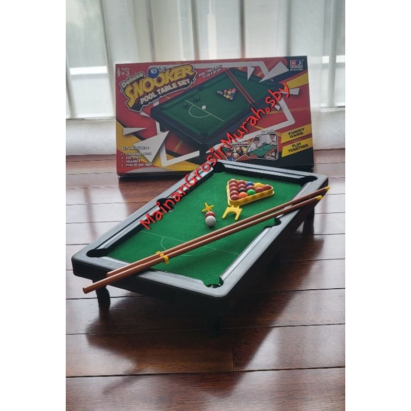 Jual Meja Billiard Mini Snooker Game Pool Table Set | Shopee Indonesia