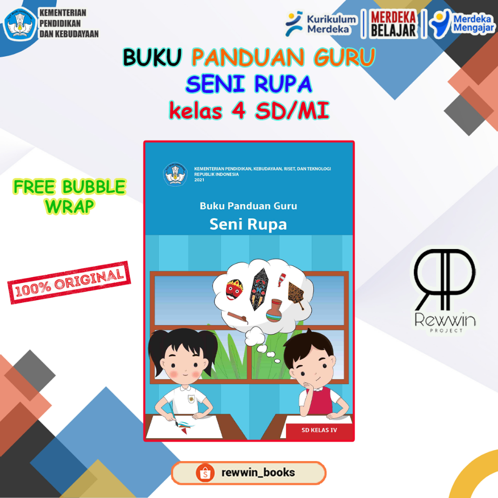 Jual Buku PANDUAN GURU Seni Rupa Kelas 4 SD Kurikulum Merdeka | Shopee Indonesia