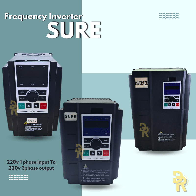 Jual SURE Inverter 0.5KW-7.5KW 220V 1phases input To 220V 3phase output Frekuensi Drive Variable ...