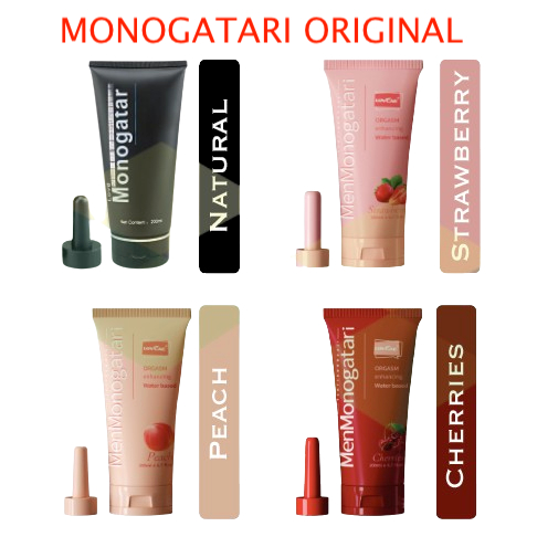 Jual Love Monogatari Fruit Flavor 200 ml Lubricant Gel Rasa Buah ...
