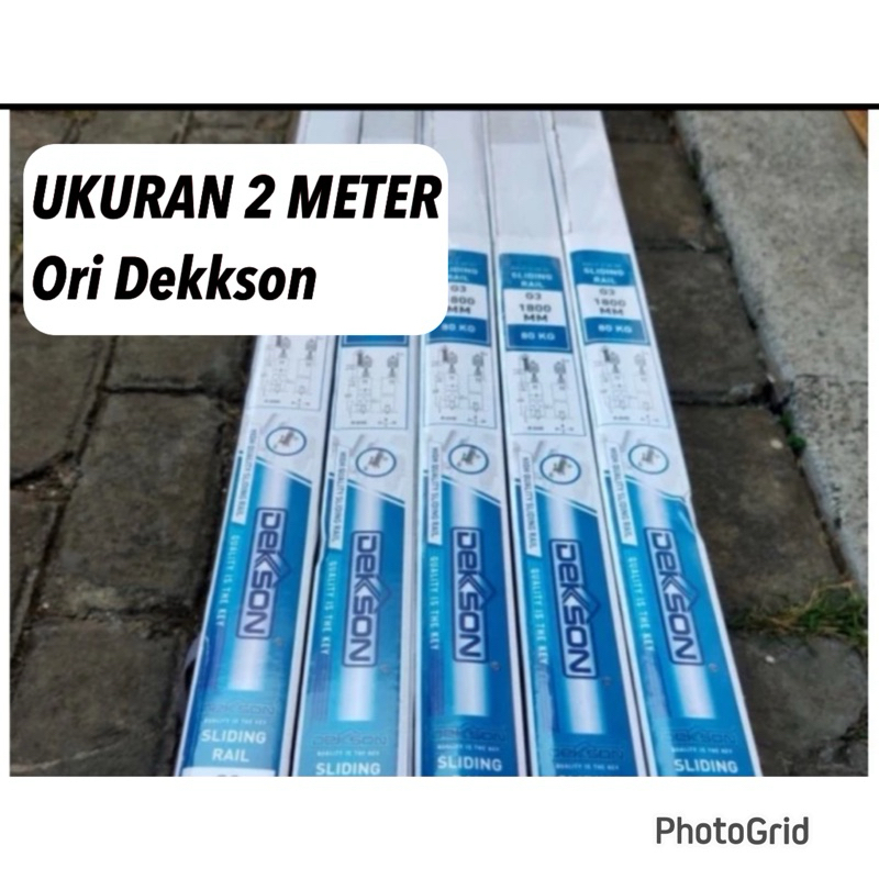 Jual REL PINTU GESER Rel Pintu dekkson 1,8 Meter 2 meter Rel Pintu ...