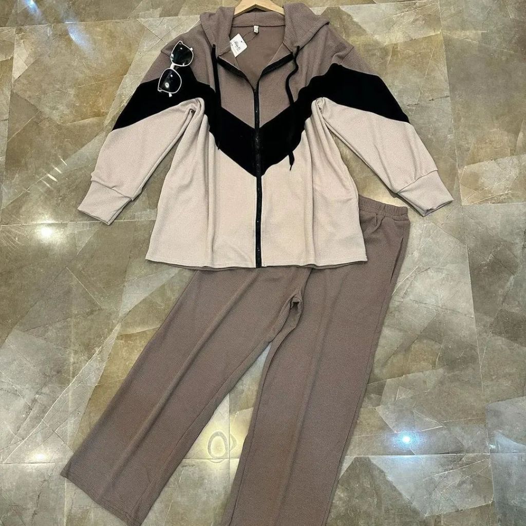 Jual Sora Set 2in1 Bahan Caramel Knit Setelan Wanita Kekinian Set ...