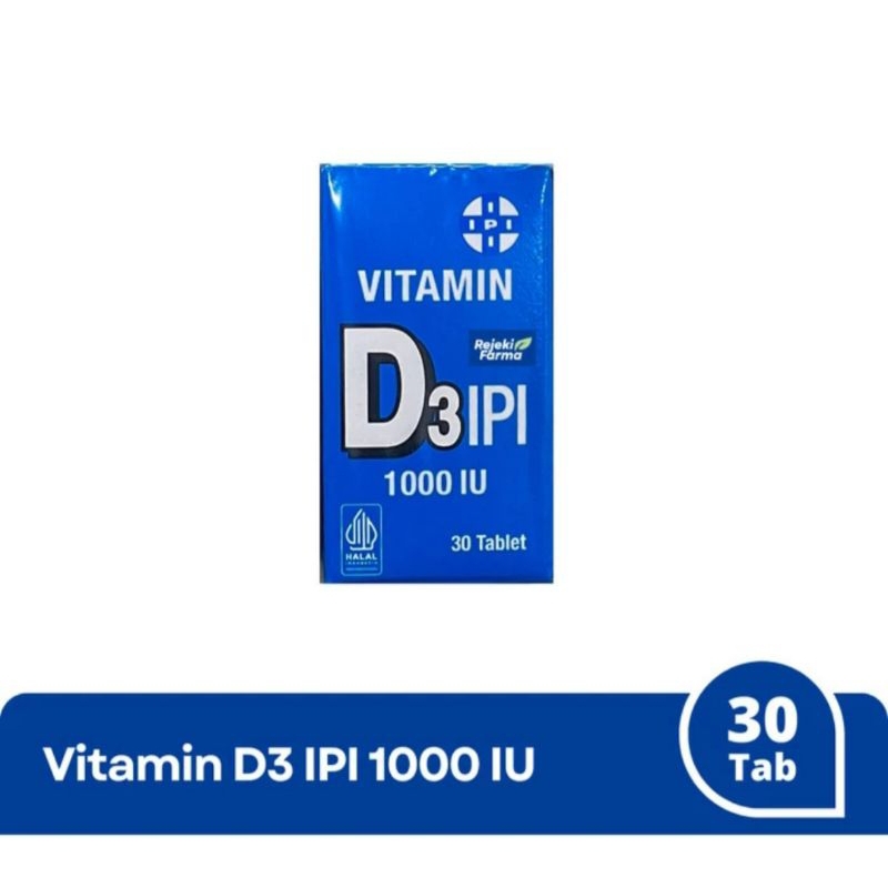 Jual VITAMIN IPI D3 1000 IU isi 30 tablet | Shopee Indonesia