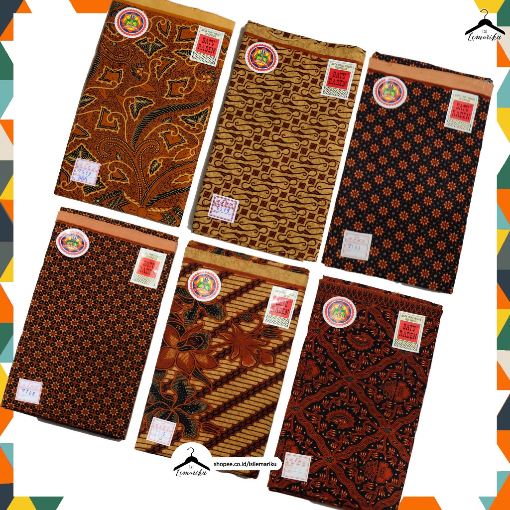 Jual Kain Panjang Batu Raden High Quality - Batik Halus 2,5 x 1meter | Shopee Indonesia