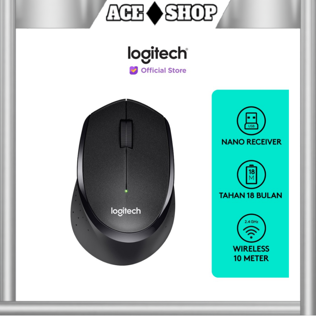 Jual Logitech M275 Wireless Mouse - Black | Shopee Indonesia