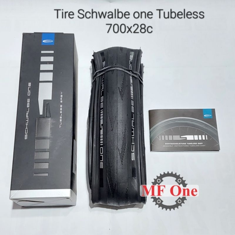 Jual Ban Luar Schwalbe One 700 x 28c Tubeless TLE Kevlar 700x28c Tire Roadbike | Shopee Indonesia