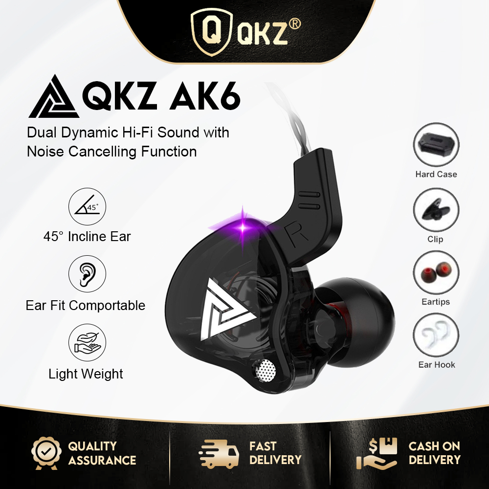 Jual Headset QKZ AK6 QKZ AK6 Pro QKZ AK6 Max dengan Mikrofon In-Ear Monitor Earphone Dinamis ...