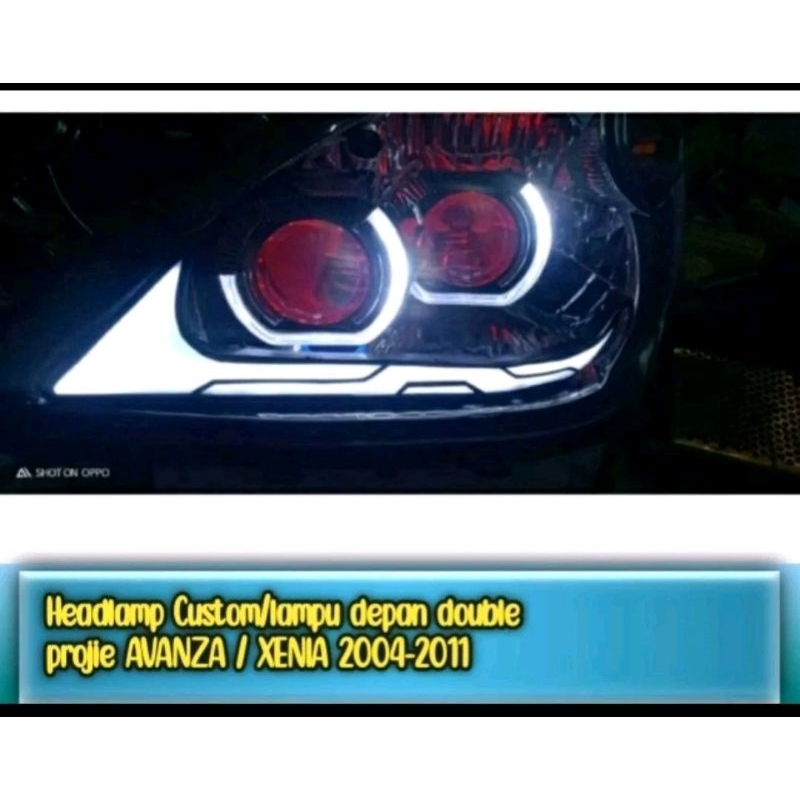 Jual HEADLAMP CUSTOM AVANZA XENIA VVT-I OLD DOBLE BILED | Shopee Indonesia