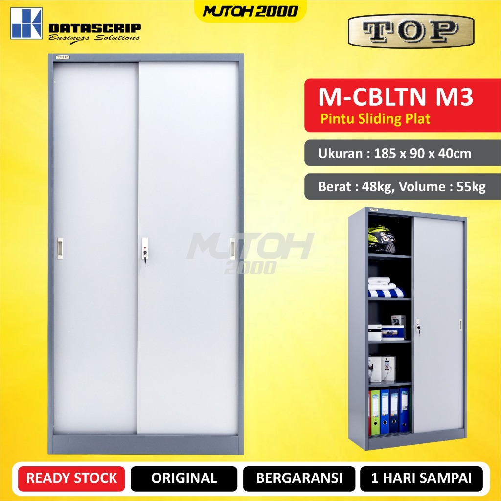 Jual TOP CBLTN M3 by DATASCRIP lemari arsip besi pintu sliding plat ...