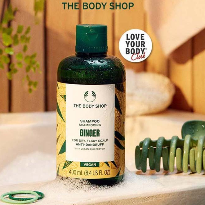 Jual The Body Shop Shampoo 400ML /The Body Shop Ginger Anti Dandruff Shampoo | Shopee Indonesia