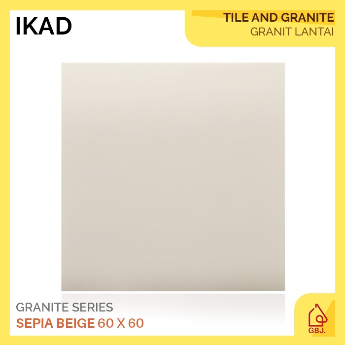 Jual GRANIT IKAD 60 X 60 SEPIA BEIGE / GRANIT TILE CREAM POLOS GLOSSY ...
